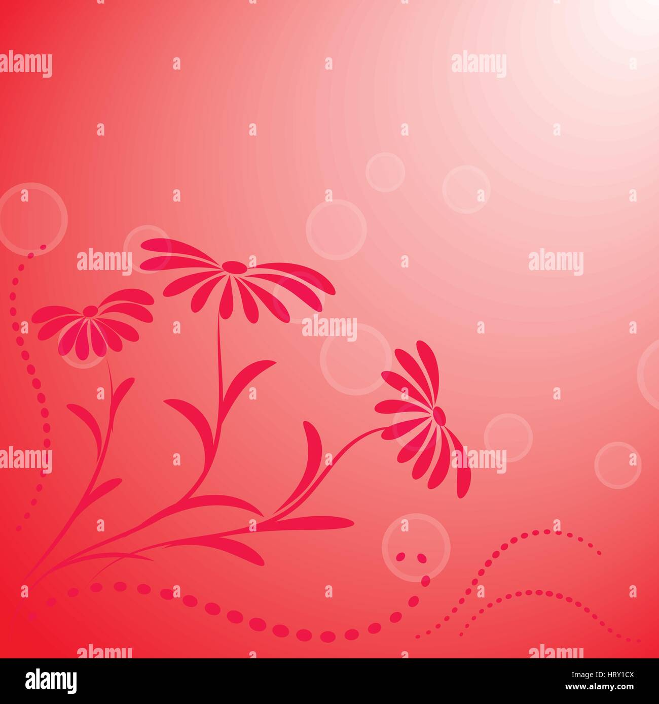 Bouquet chamomiles Stock Vector Images - Alamy