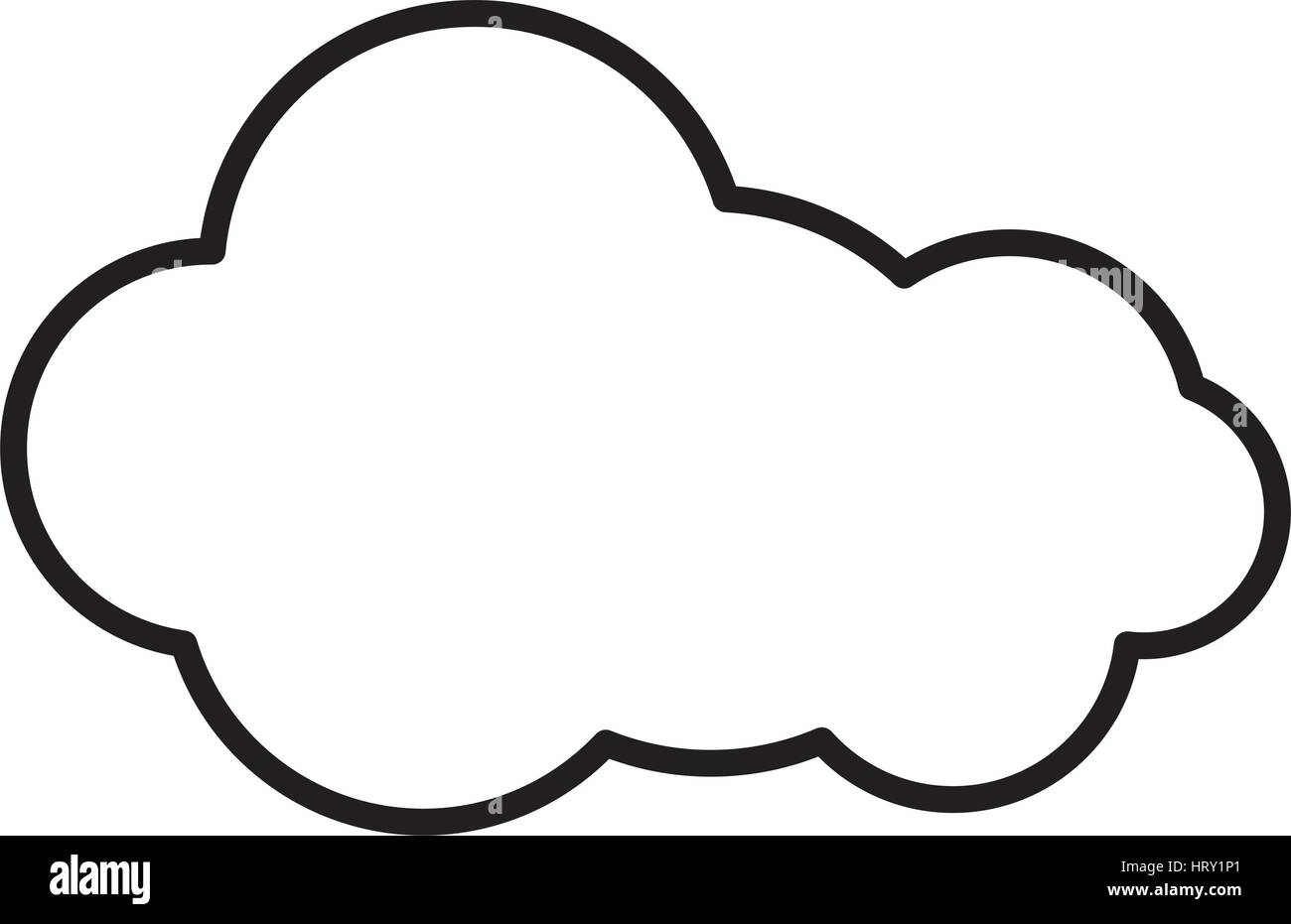 silhouette cloud cumulus climate design Stock Vector Image & Art - Alamy