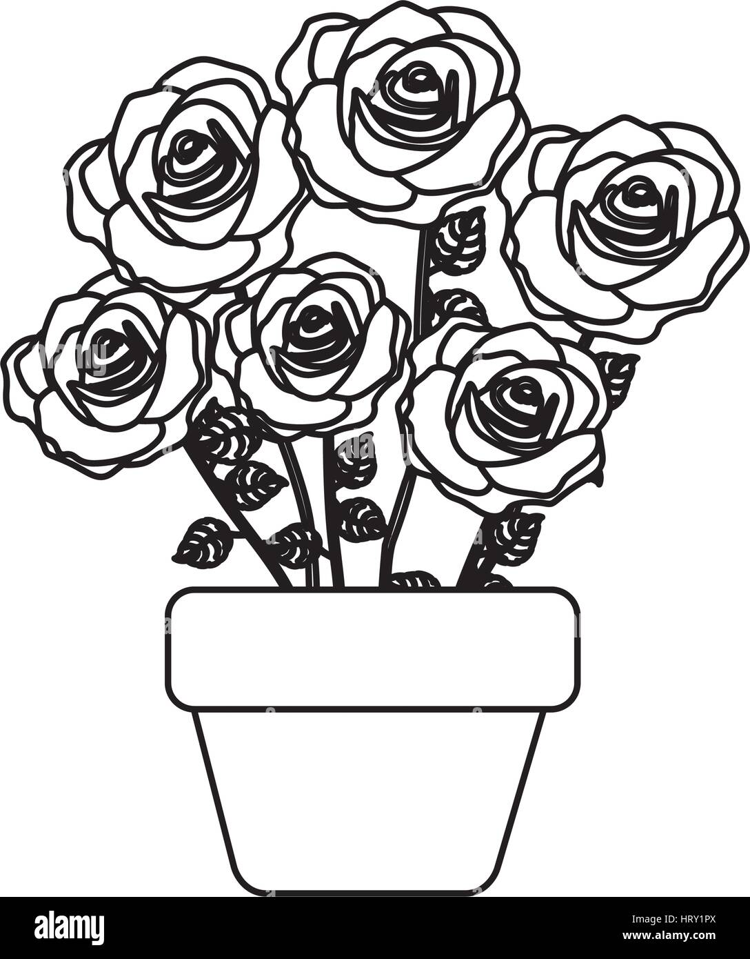 Step By Step Rose Flower Vase Drawing With This How To Draw A Rose Step By Step Rose Flower Vase Drawing With This How To Draw A Rose