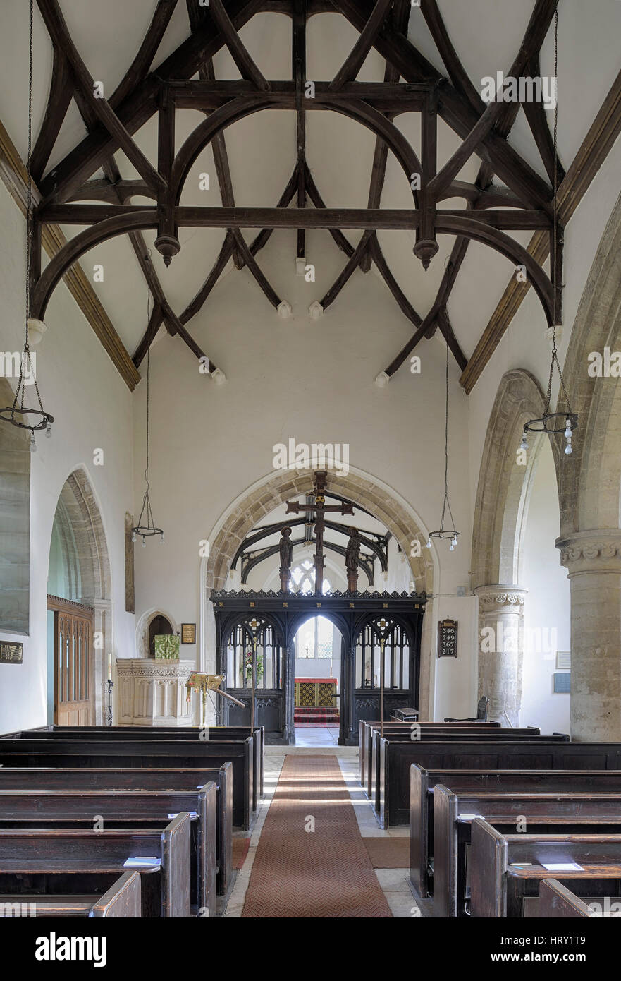 Pulpit st marys church beverston hi-res stock photography and images ...
