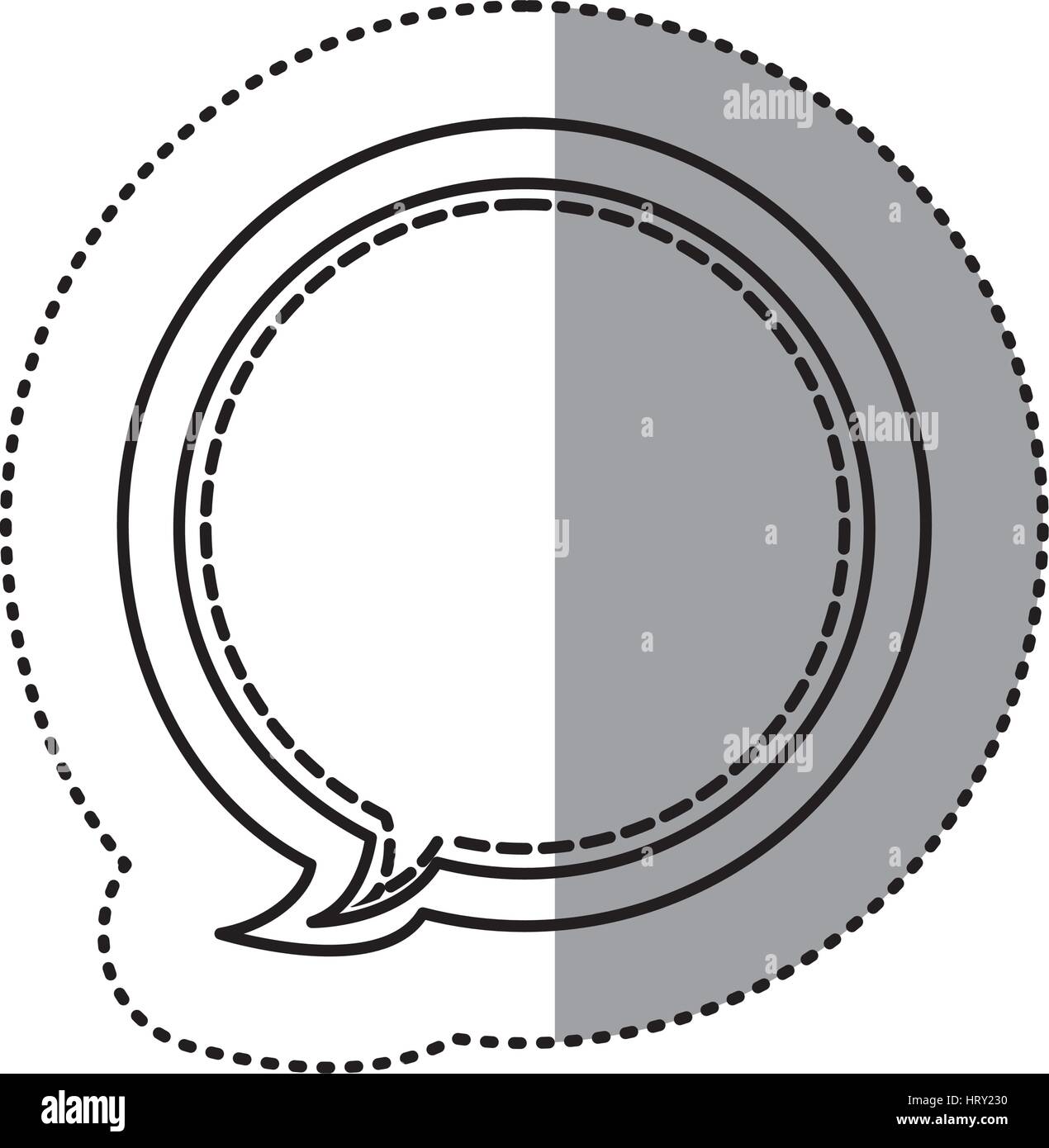 Sticker callout dialogue shape cloud hi-res stock photography and ...