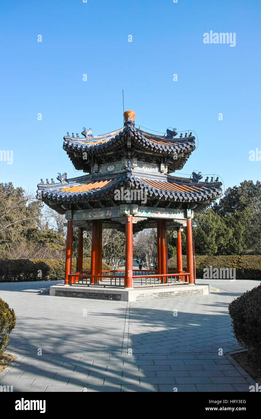 Ancient pavilion in Temple of Heaven Stock Photo - Alamy