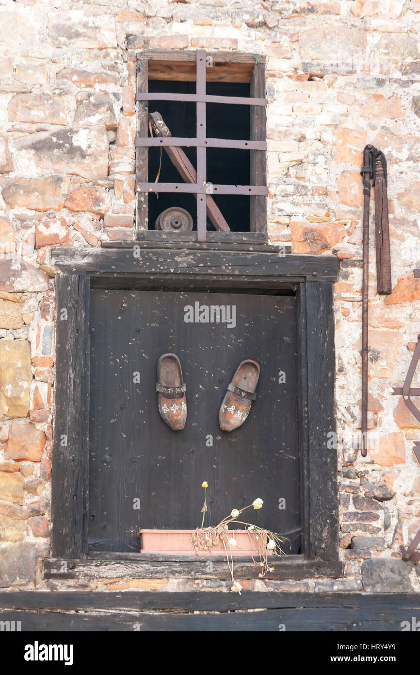 Medieval wooden clogs High Resolution Stock Photography and Images - Alamy