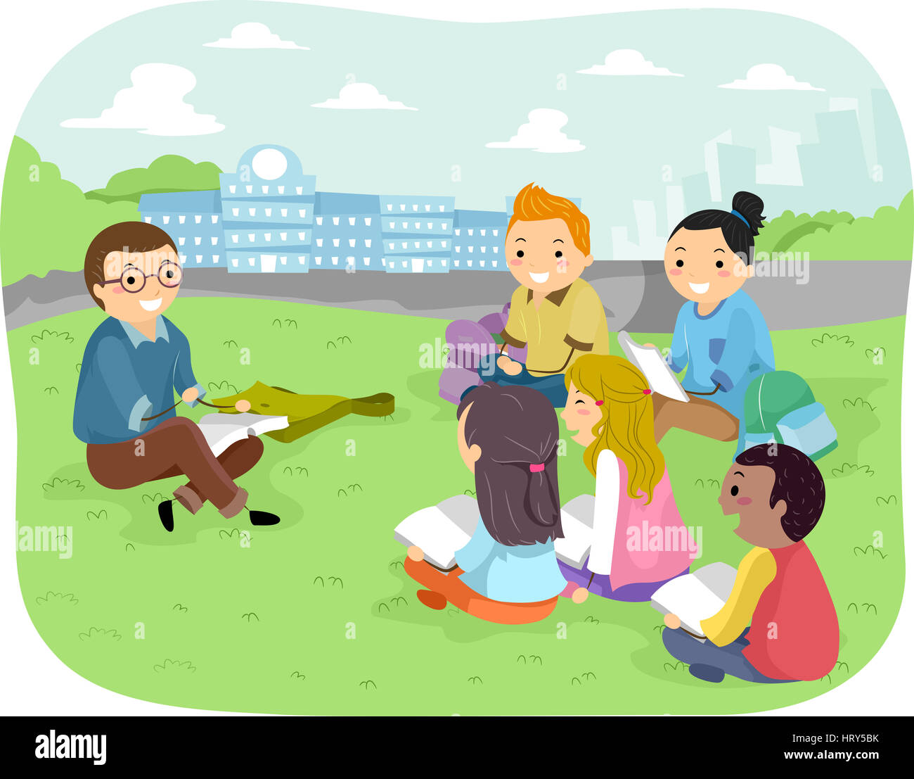 People lesson in drawing cartoon hi-res stock photography and images ...