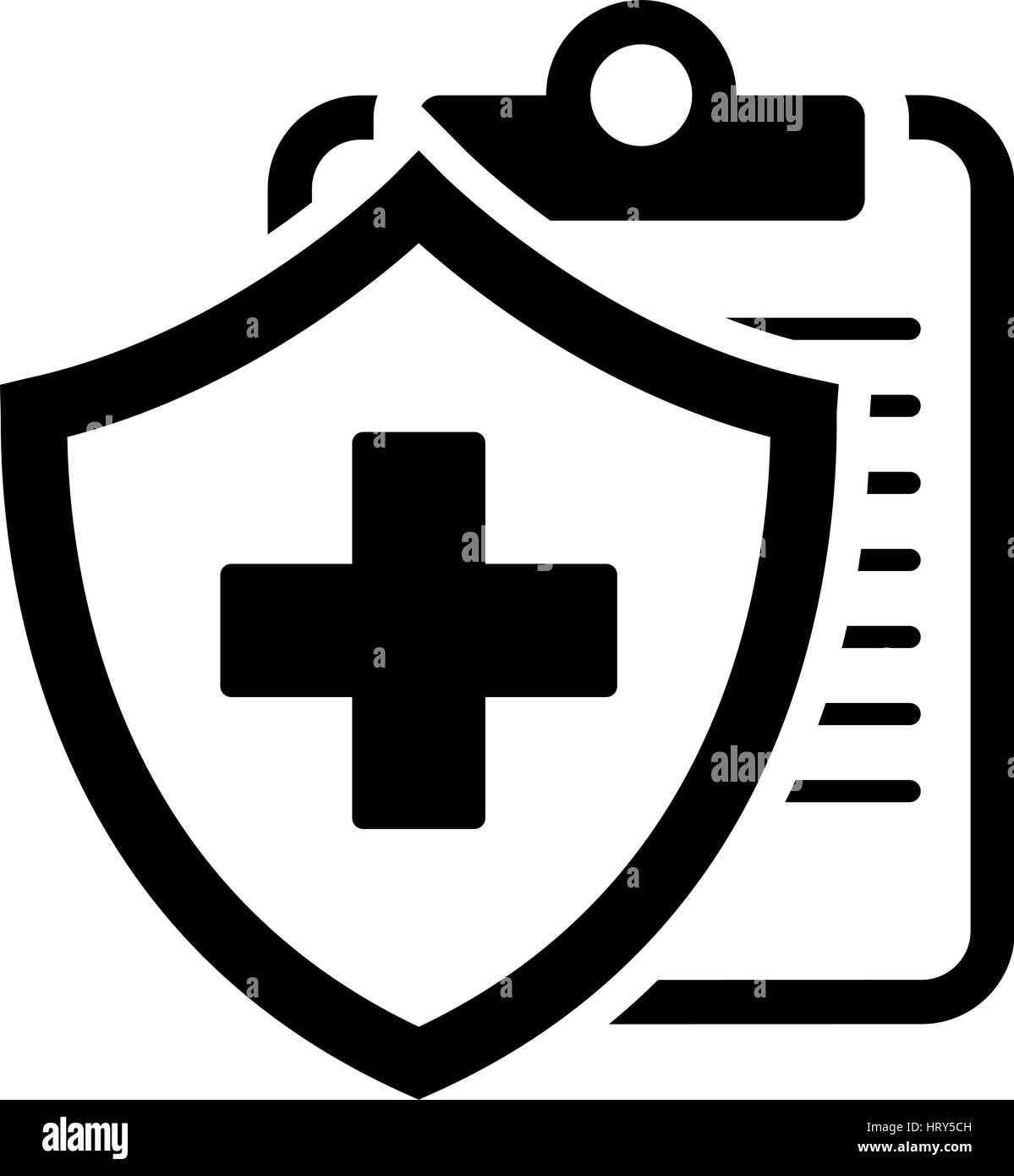 Medical Insurance Icon. Flat Design Stock Vector Image & Art - Alamy