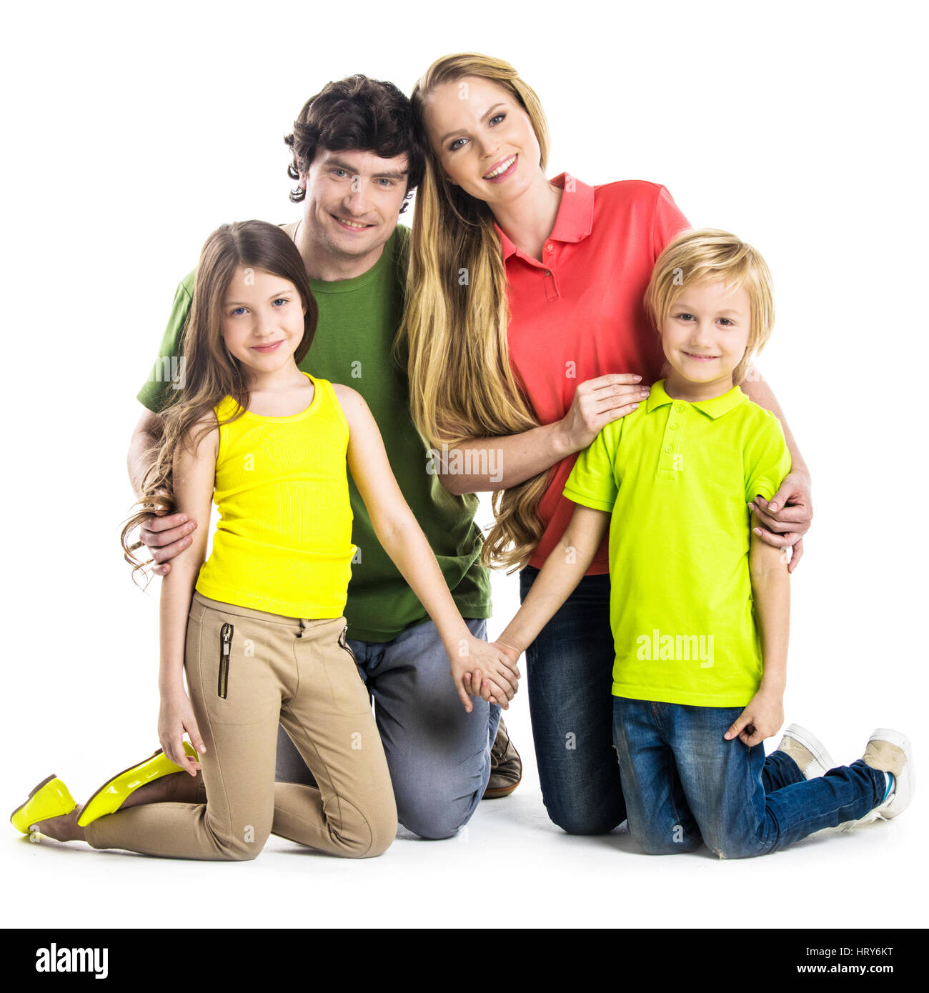 Mother and children Cut Out Stock Images & Pictures - Alamy