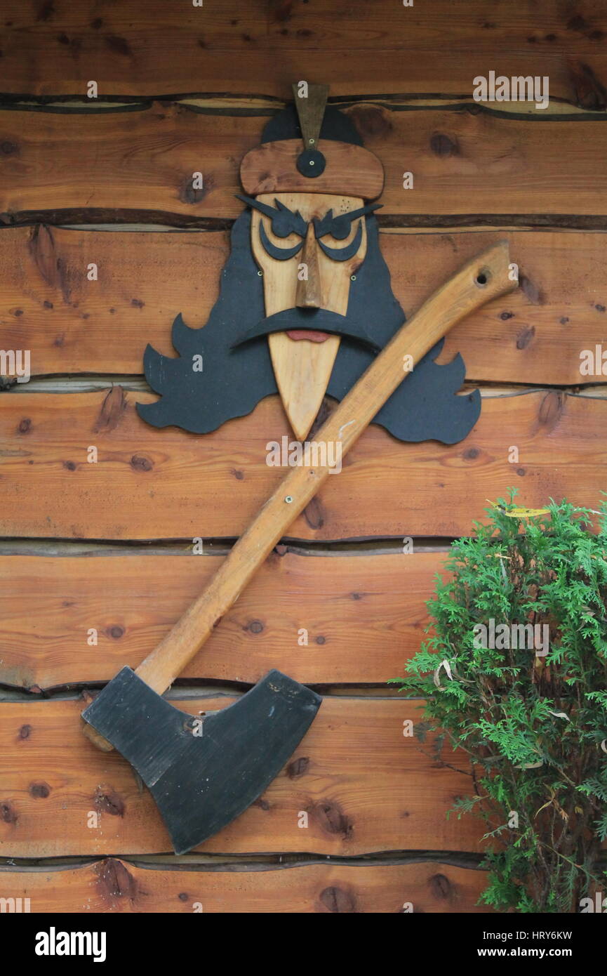 Dracula wood sculpture hi-res stock photography and images - Alamy