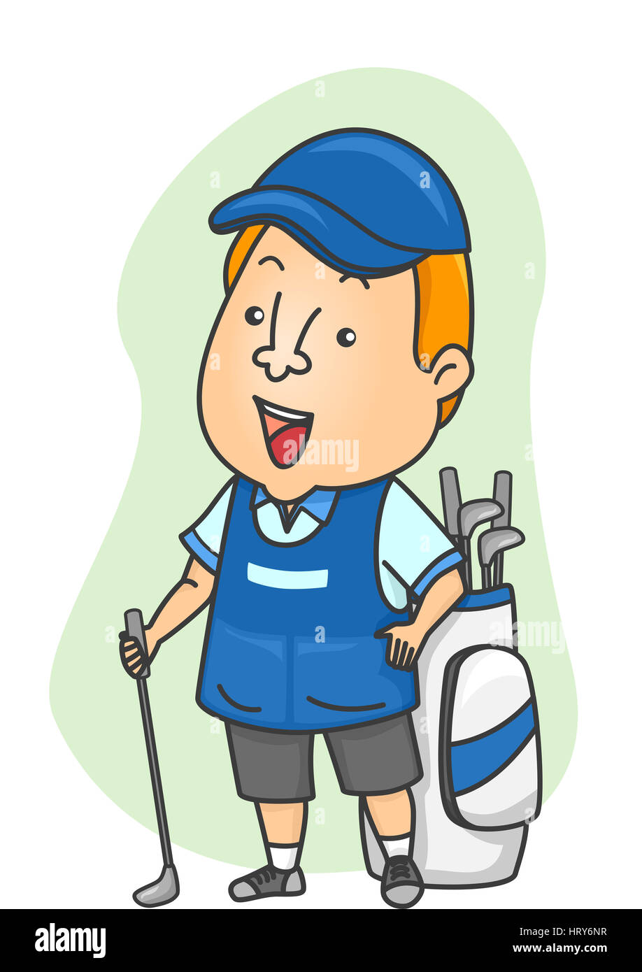 Golf caddy clipart hi-res stock photography and images - Alamy