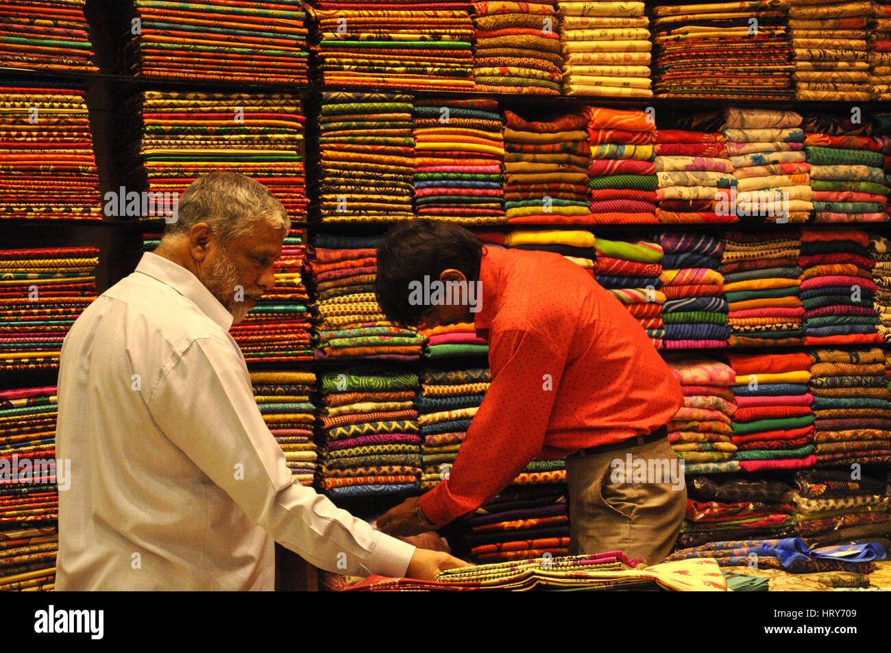 Jaipur Traditional Cloth Shop, India (Photo Copyright © by Saji Maramon ...