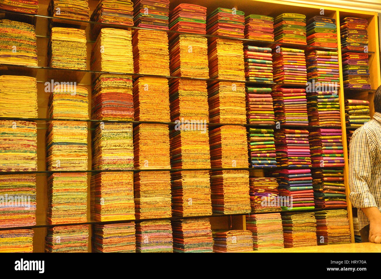 Jaipur Traditional Cloth Shop, India (Photo Copyright © by Saji Maramon ...
