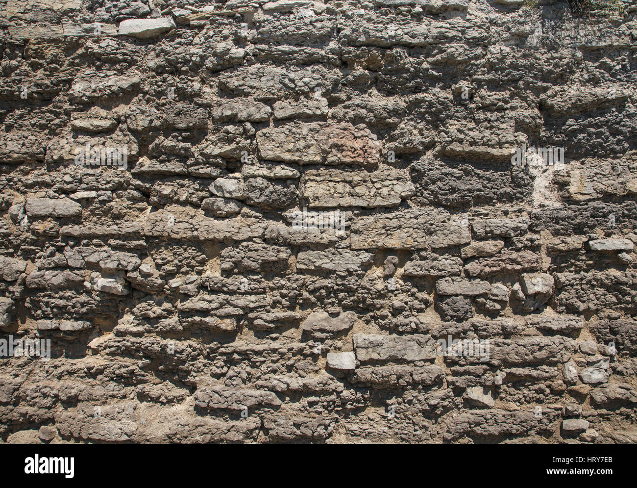 old wall of rough stones as background Stock Photo - Alamy