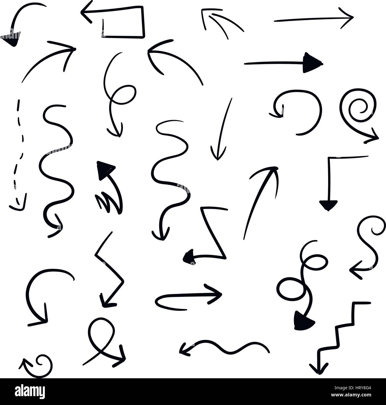 Arrows outline signs hi-res stock photography and images - Alamy