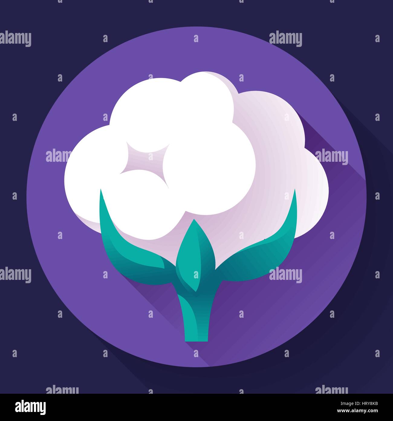 Flat Cotton icon vector Stock Vector Image & Art - Alamy