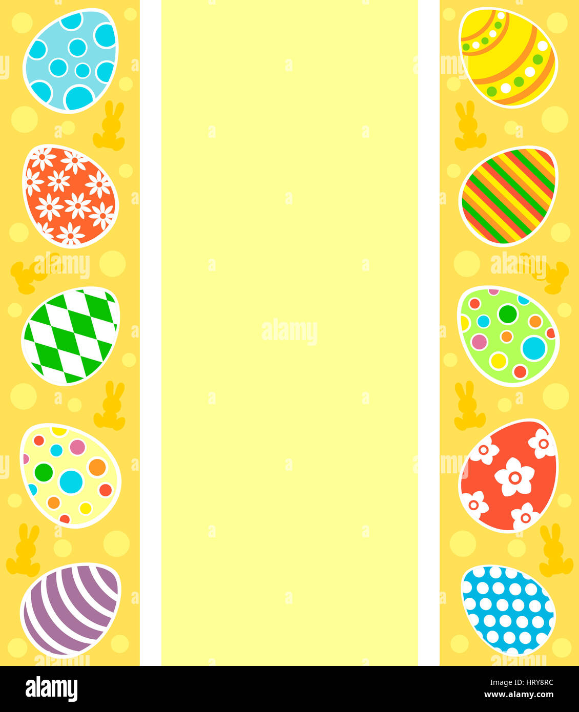 Easter background card vector illustration Stock Photo - Alamy