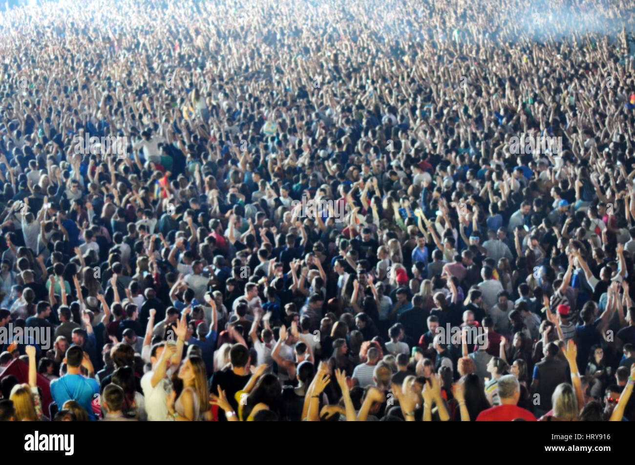 Crowd of blurred people Stock Photo - Alamy