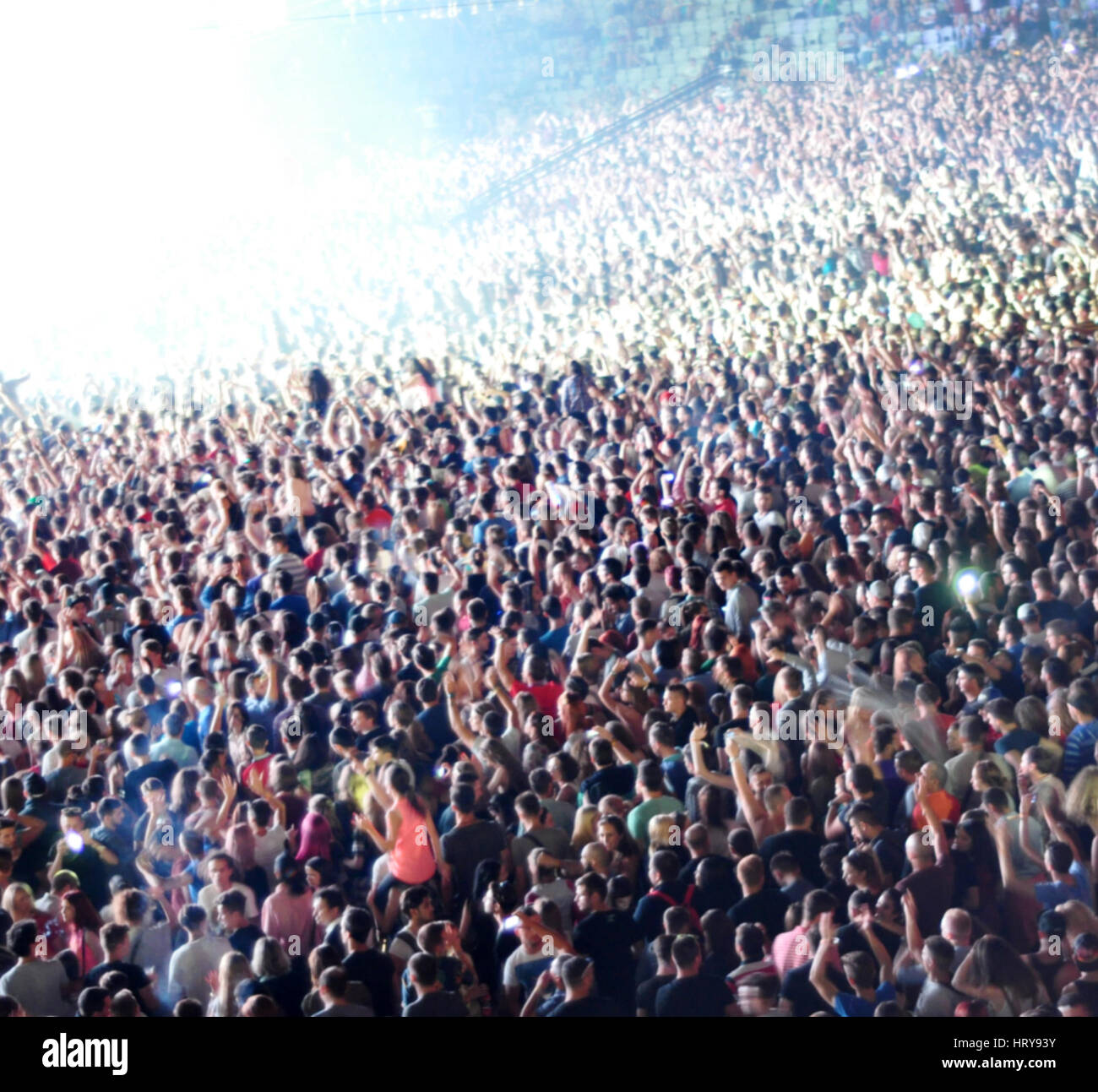 Crowd of blurred people Stock Photo - Alamy