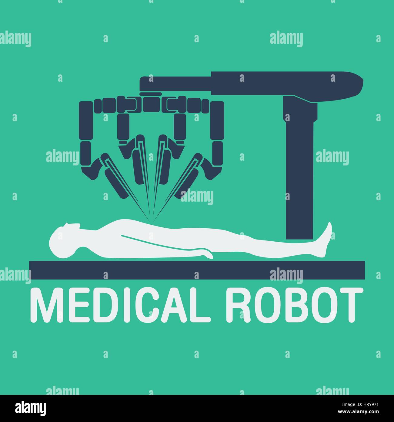 medical robot icon vector Stock Vector Image & Art - Alamy