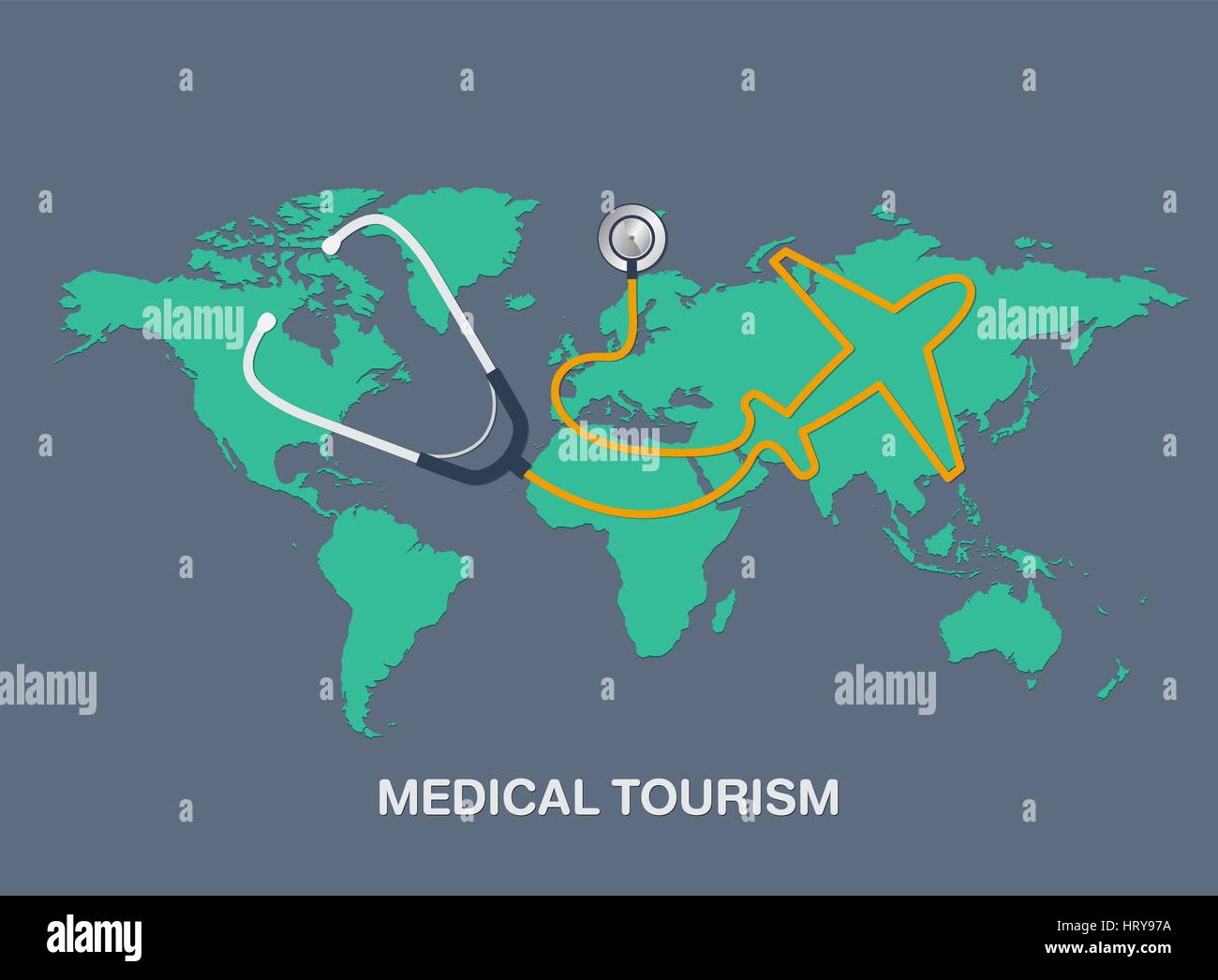 medical tourism vector background Stock Vector Image & Art - Alamy