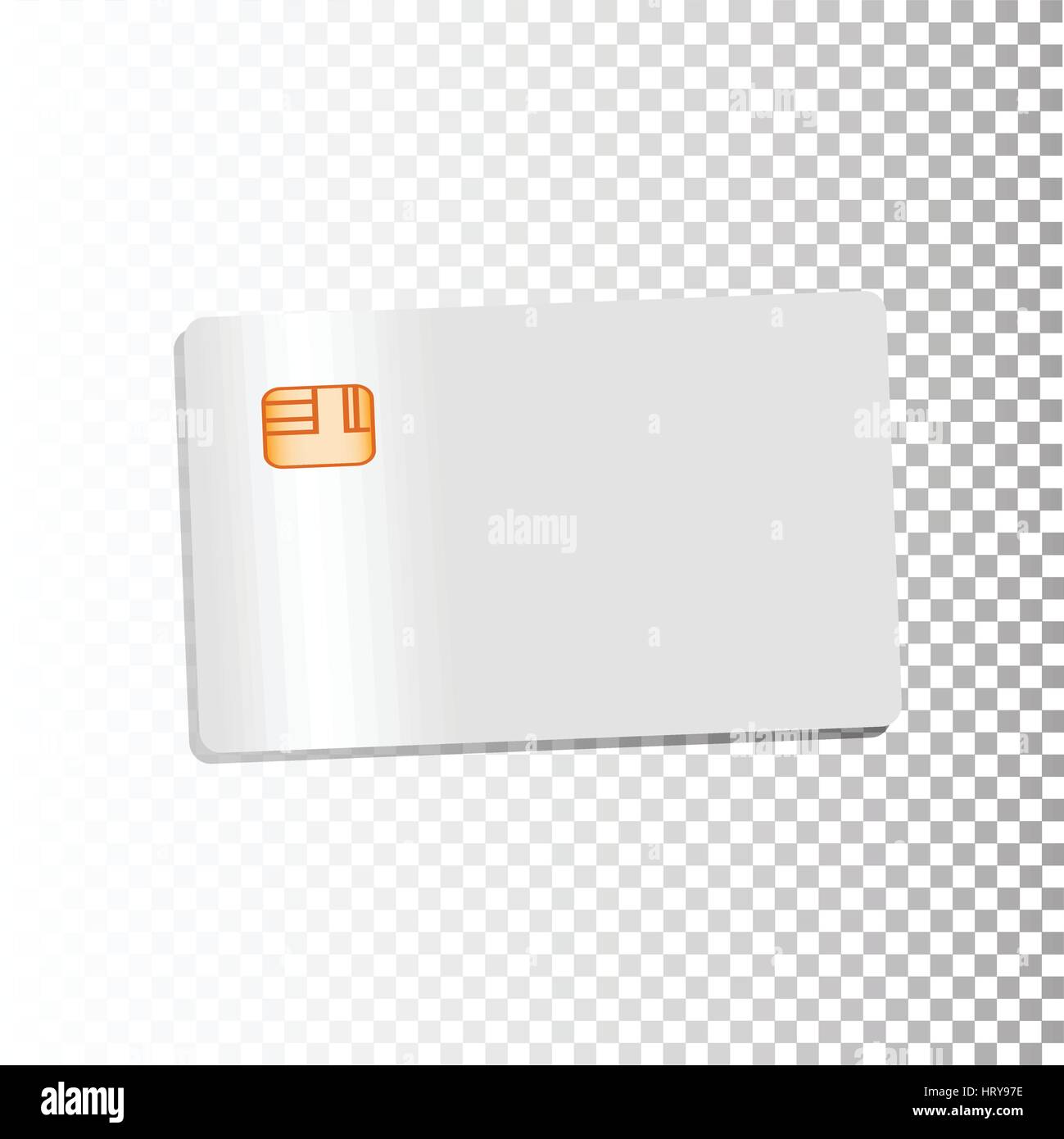 Credit card details with realistic geometrical design isolated on a ...