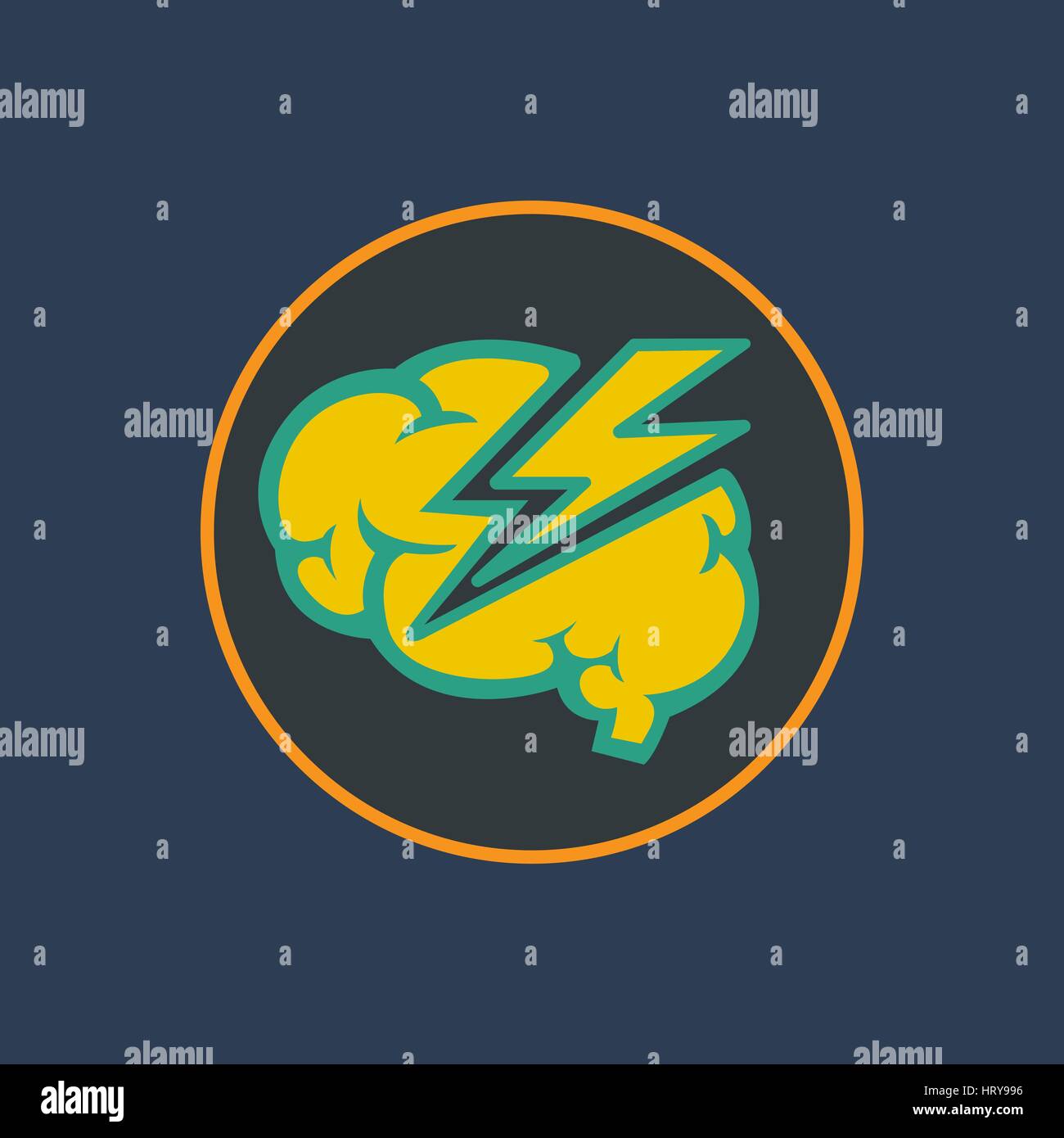 brain disease logo vector icon design Stock Vector Image & Art - Alamy