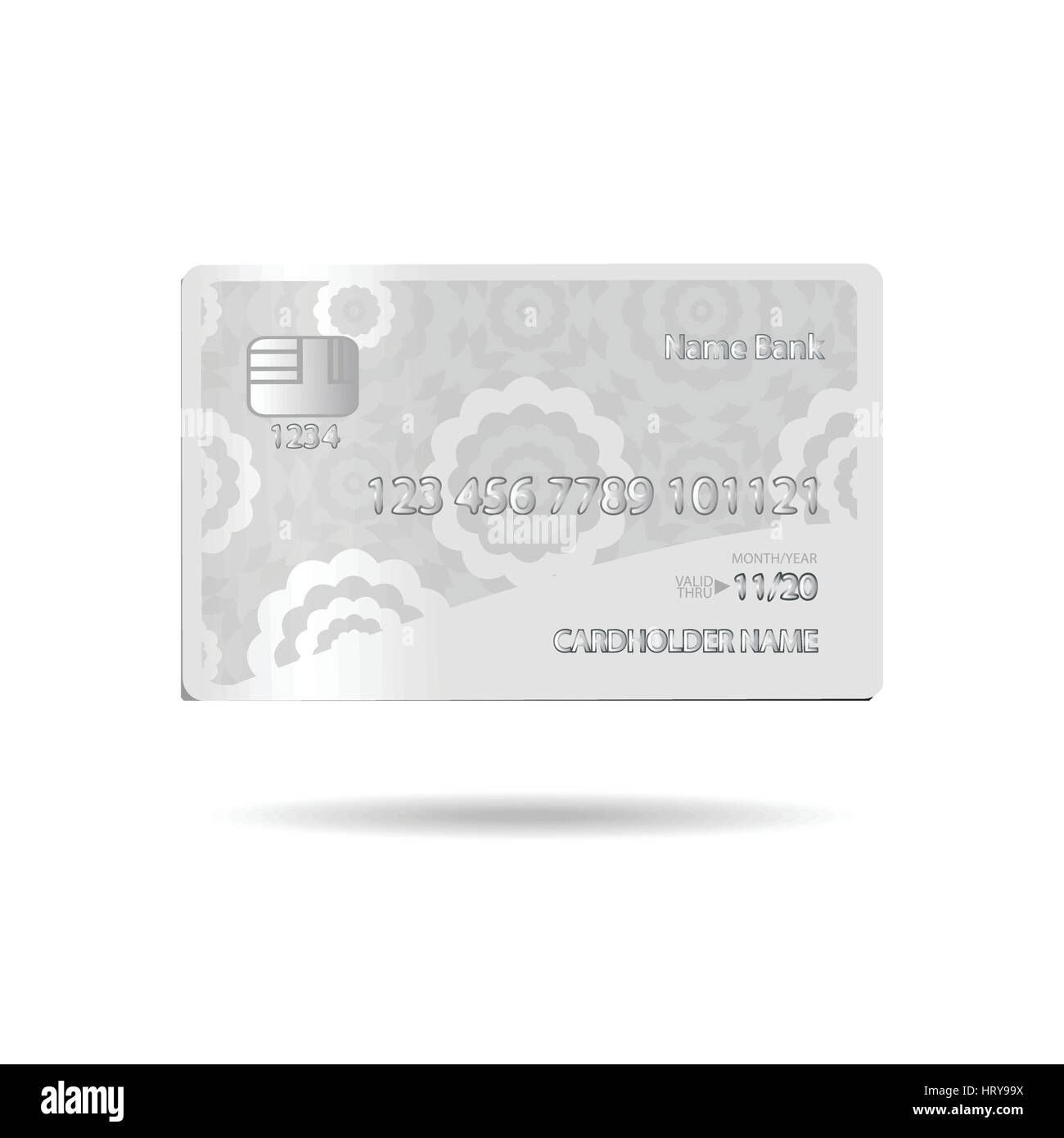 Map of banking Silver gray realistic detailed geometric design with ...