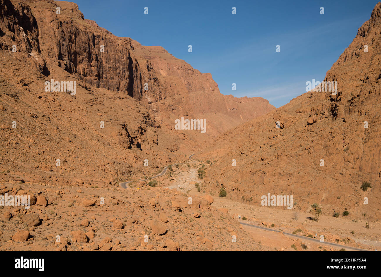 Scenic moroccan landscape in Africa Stock Photo - Alamy