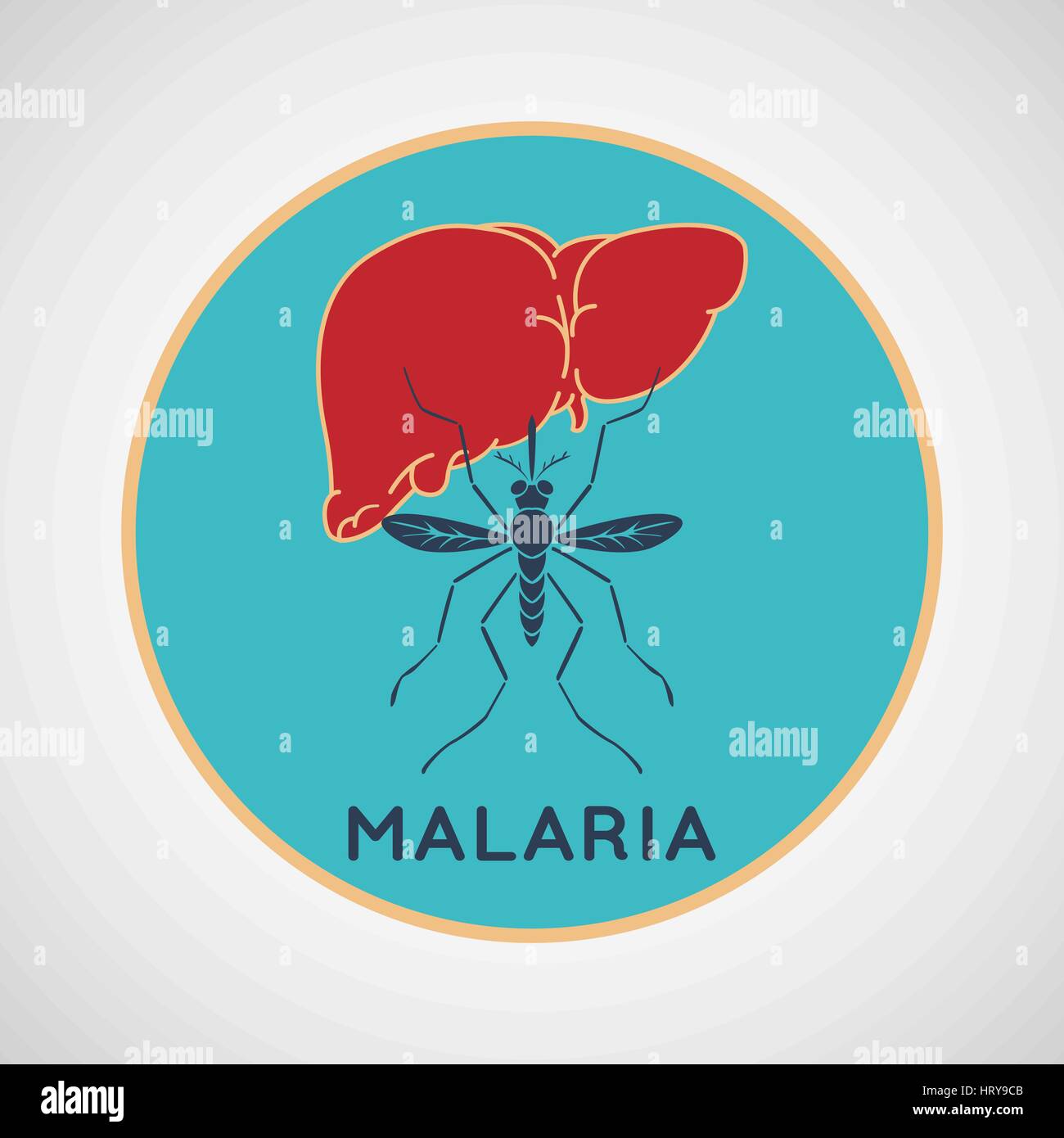 MALARIA vector logo icon design Stock Vector Image & Art - Alamy
