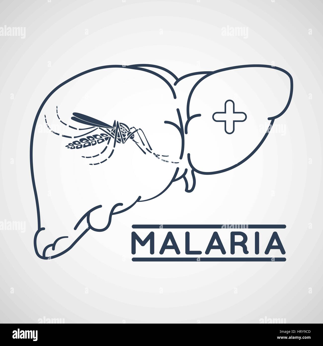 MALARIA vector logo icon design Stock Vector Image & Art - Alamy