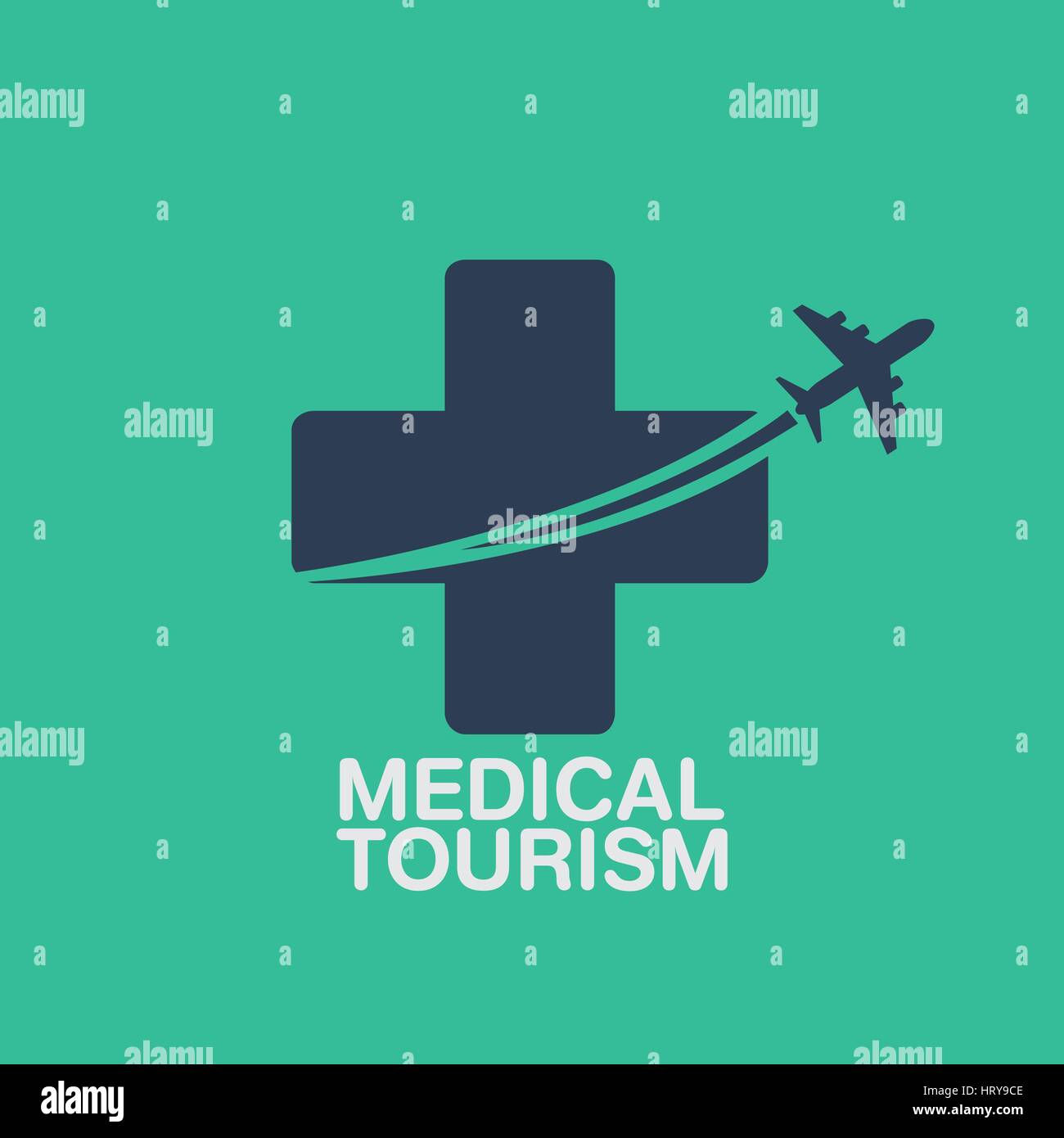 medical tourism vector background Stock Vector Image & Art - Alamy