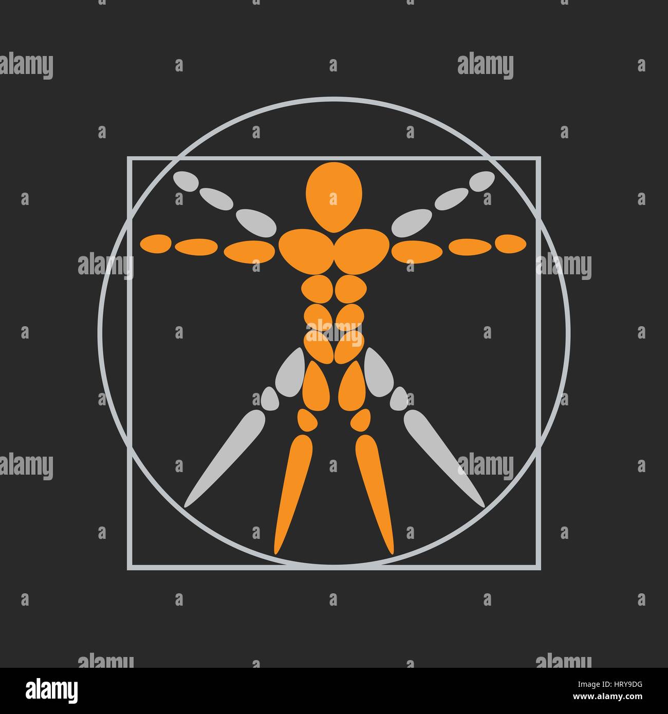 anatomy logo vector icon design Stock Vector Image & Art - Alamy