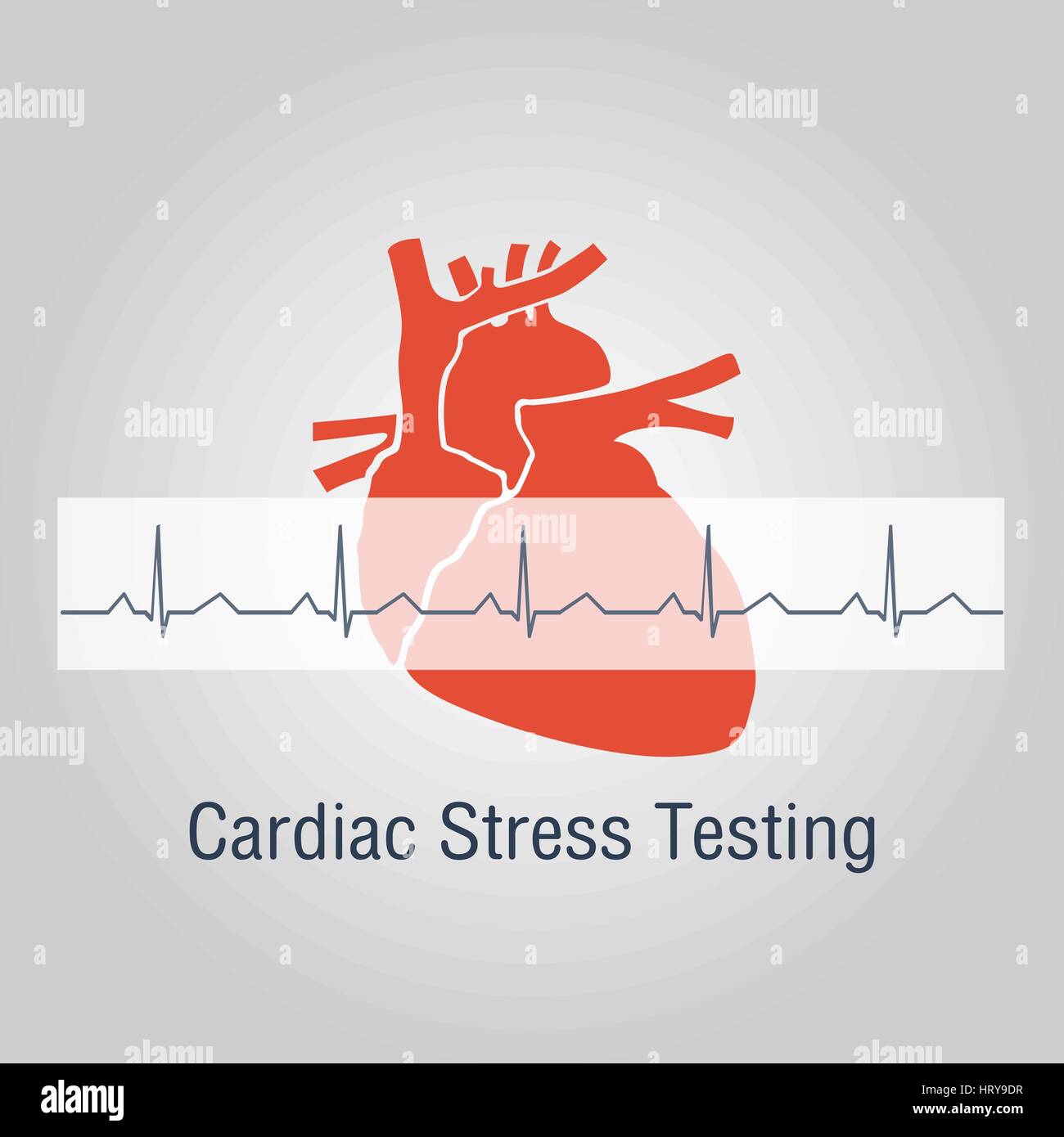 Cardiac stress test Stock Vector Images - Alamy