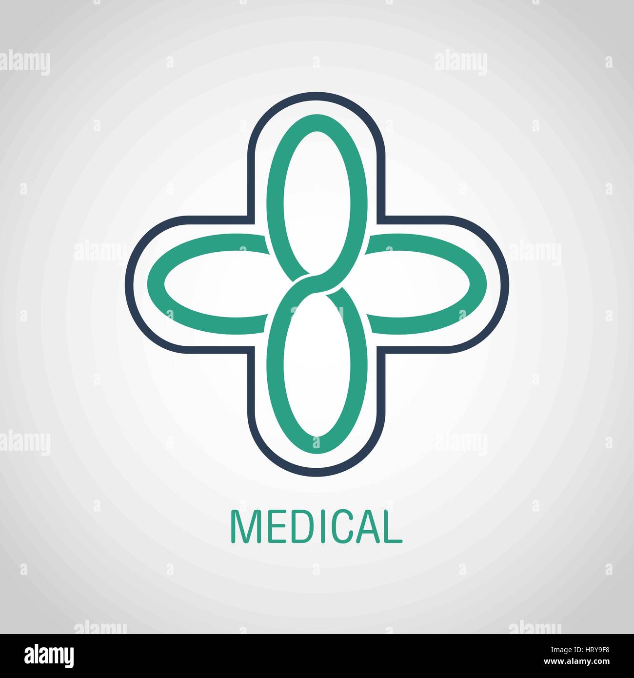 MEDICAL logo vector icon design Stock Vector Image & Art - Alamy