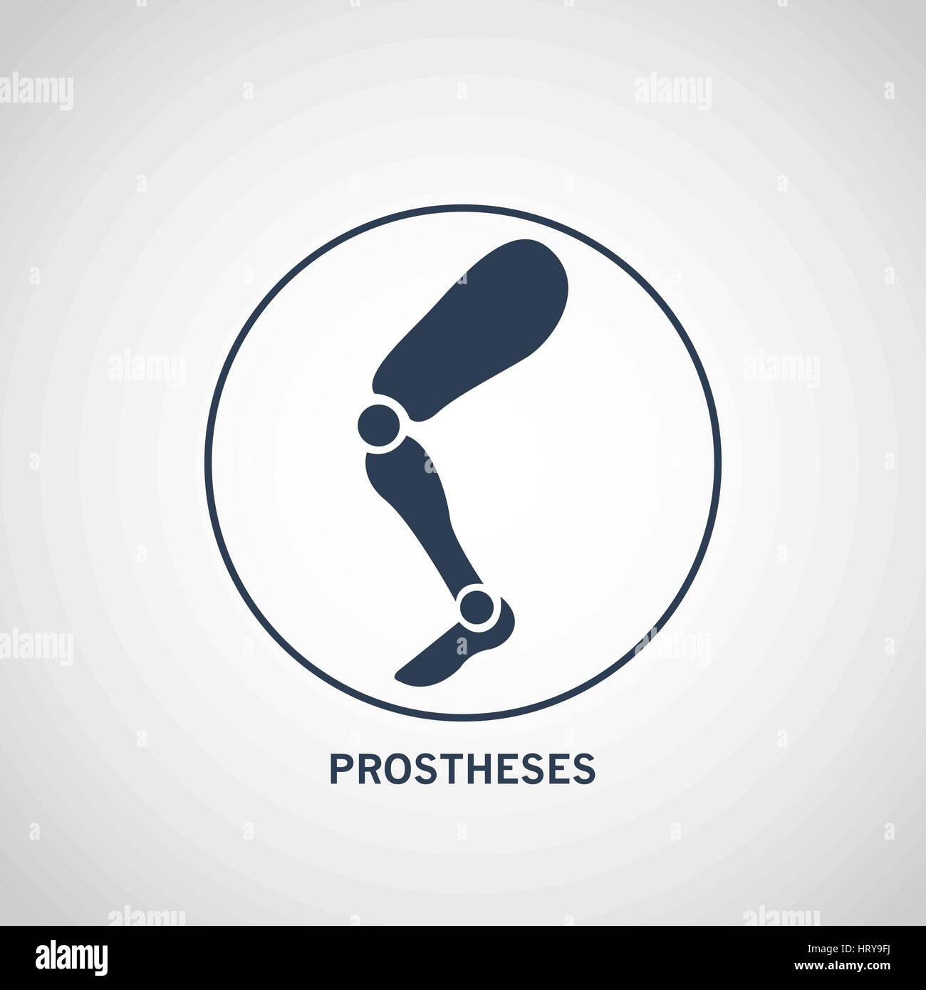 PROSTHESES logo vector icon design Stock Vector Image & Art - Alamy