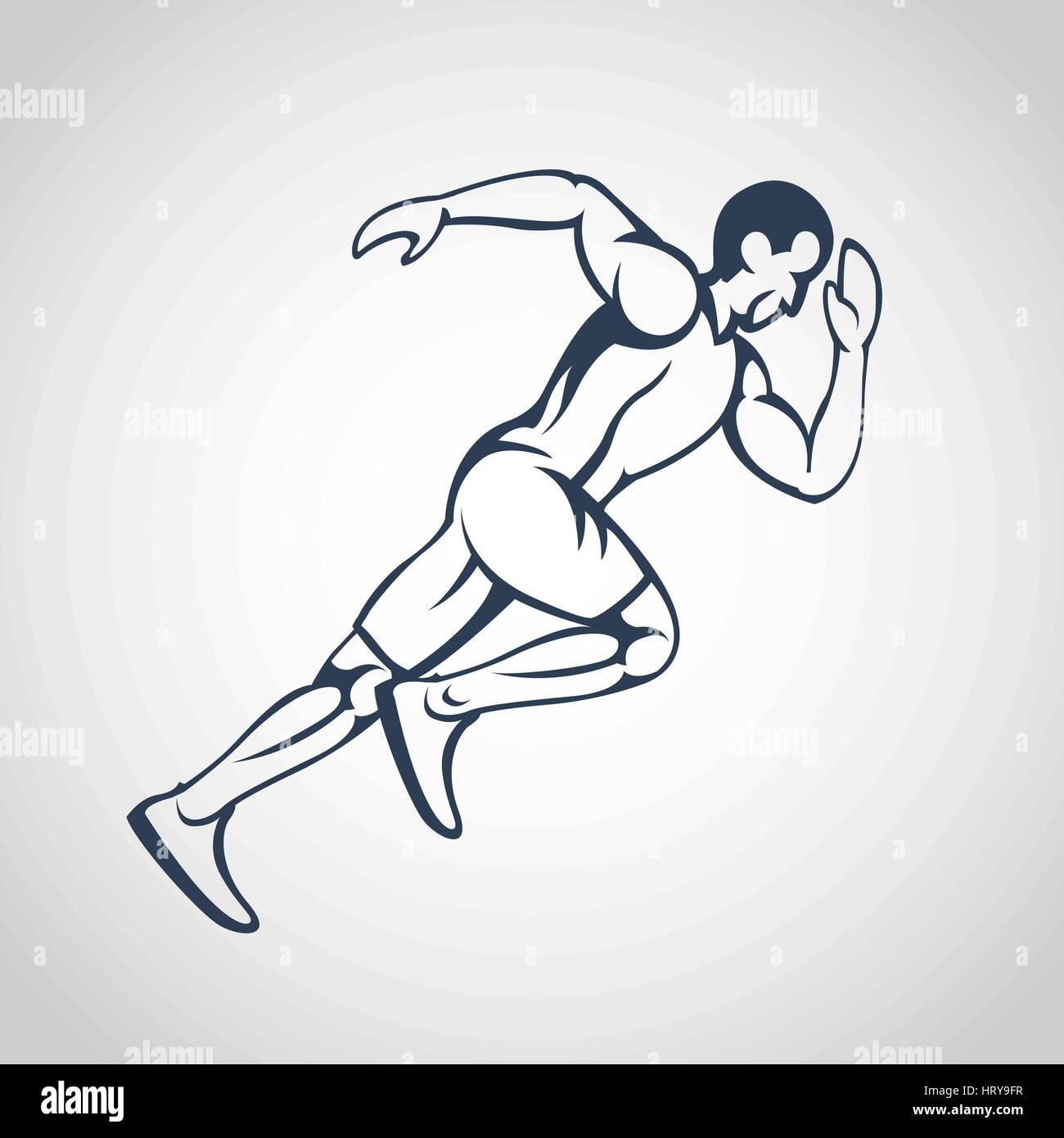Running Man Clip Art