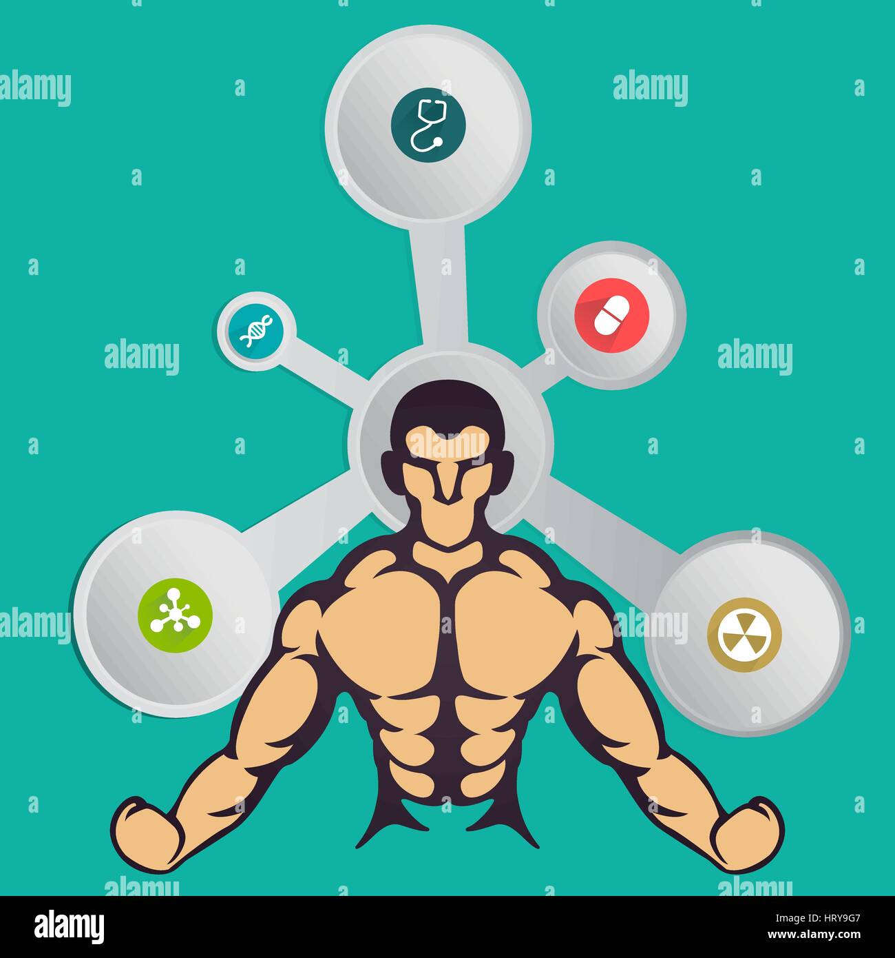 SPORTS MEDICINE logo icon vector design Stock Vector Image & Art - Alamy