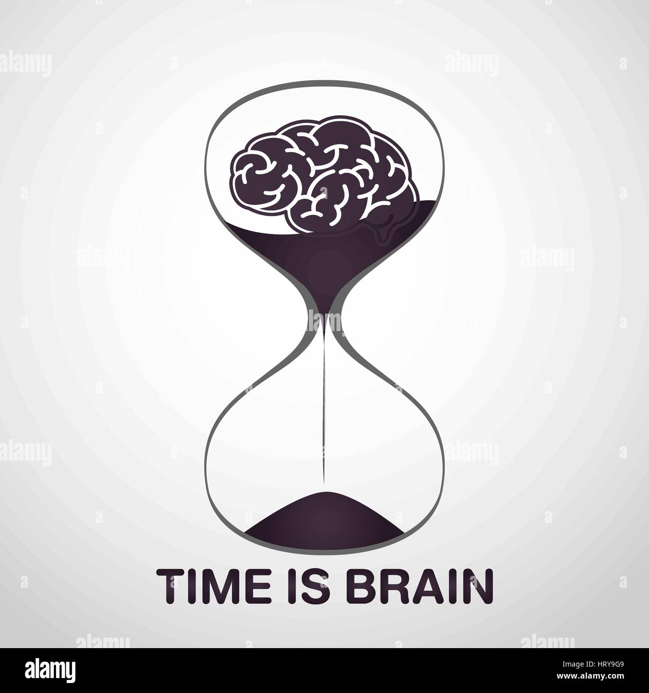 stroke brain logo vector icon design, time is brain Stock Vector Image ...