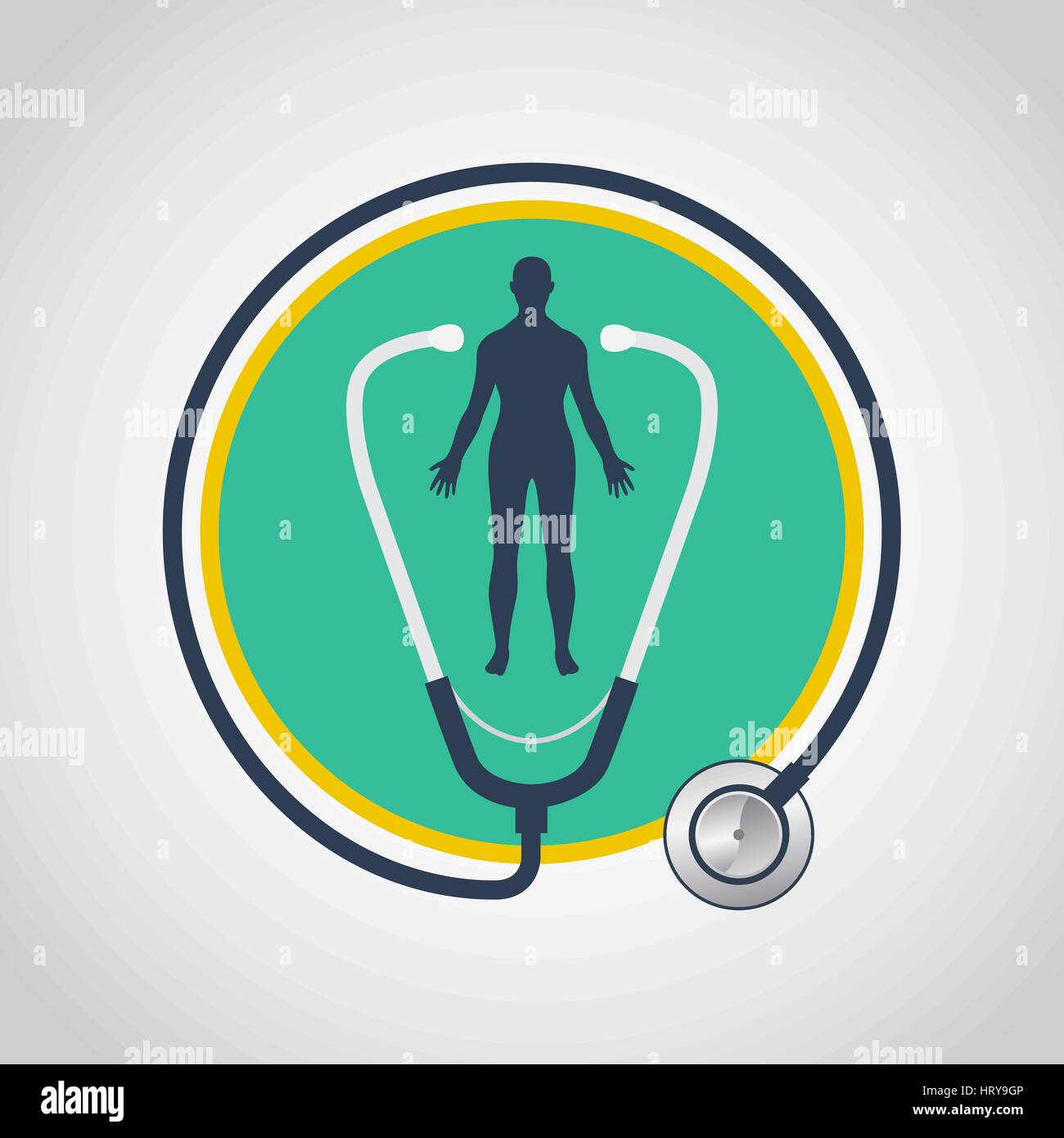 a physical exam vector logo icon design Stock Vector Image & Art - Alamy
