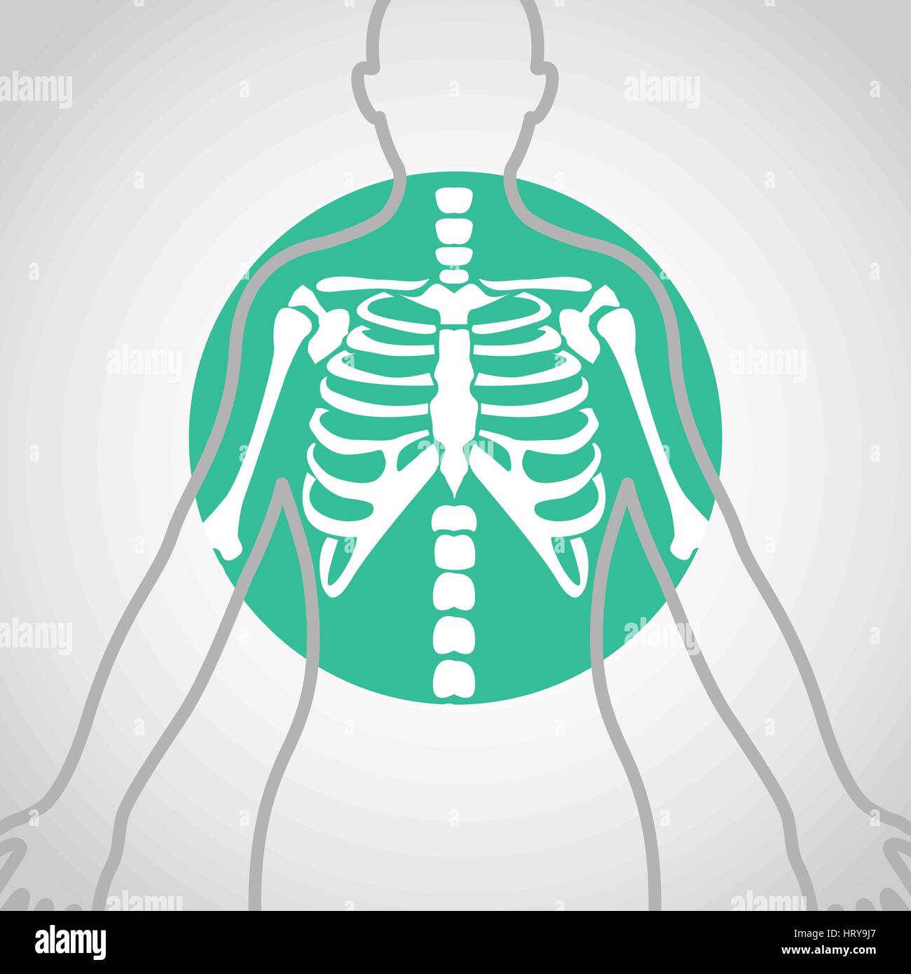 chest x-ray vector logo icon design Stock Vector Image & Art - Alamy