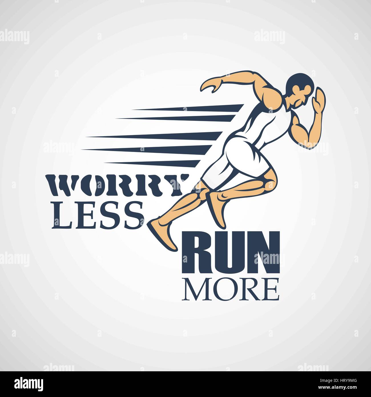 RUN vector, Creative Sport Running Motivation Stock Vector Image & Art ...