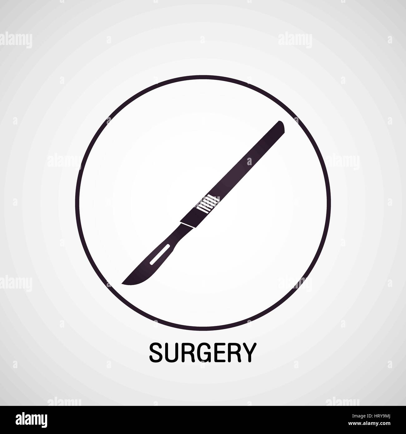 SURGERY medical vector logo icon design Stock Vector Image & Art - Alamy
