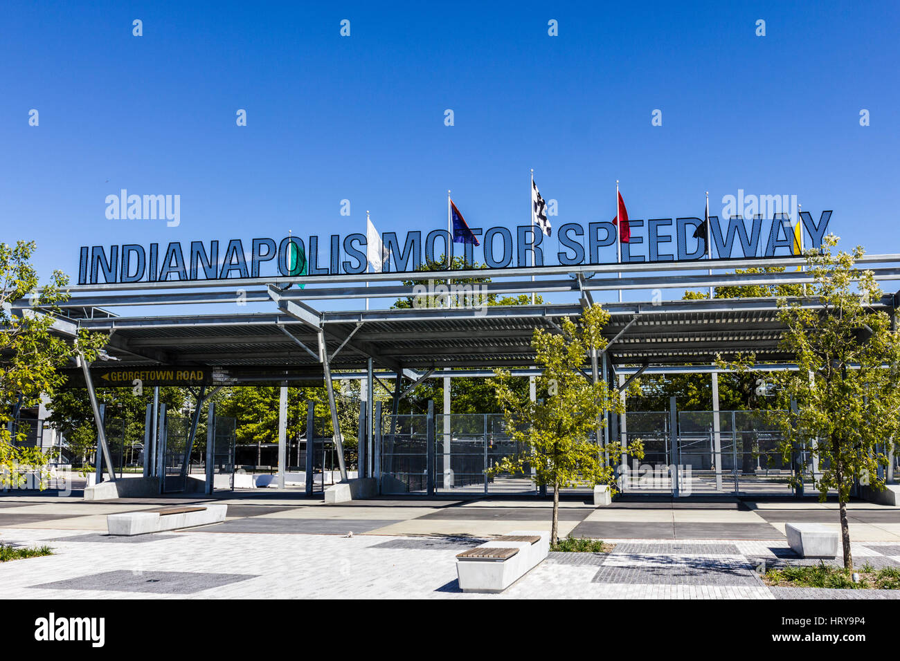 Indianapolis motor speedway hi-res stock photography and images - Alamy