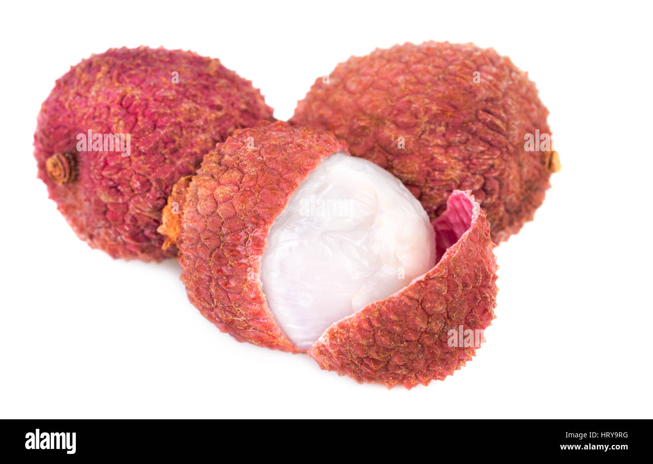 lychee fresh litchi closeup Stock Photo - Alamy