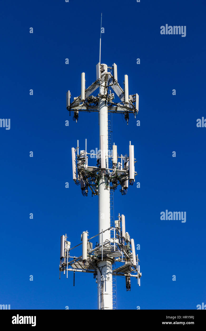 Telecom tower background hi-res stock photography and images - Alamy