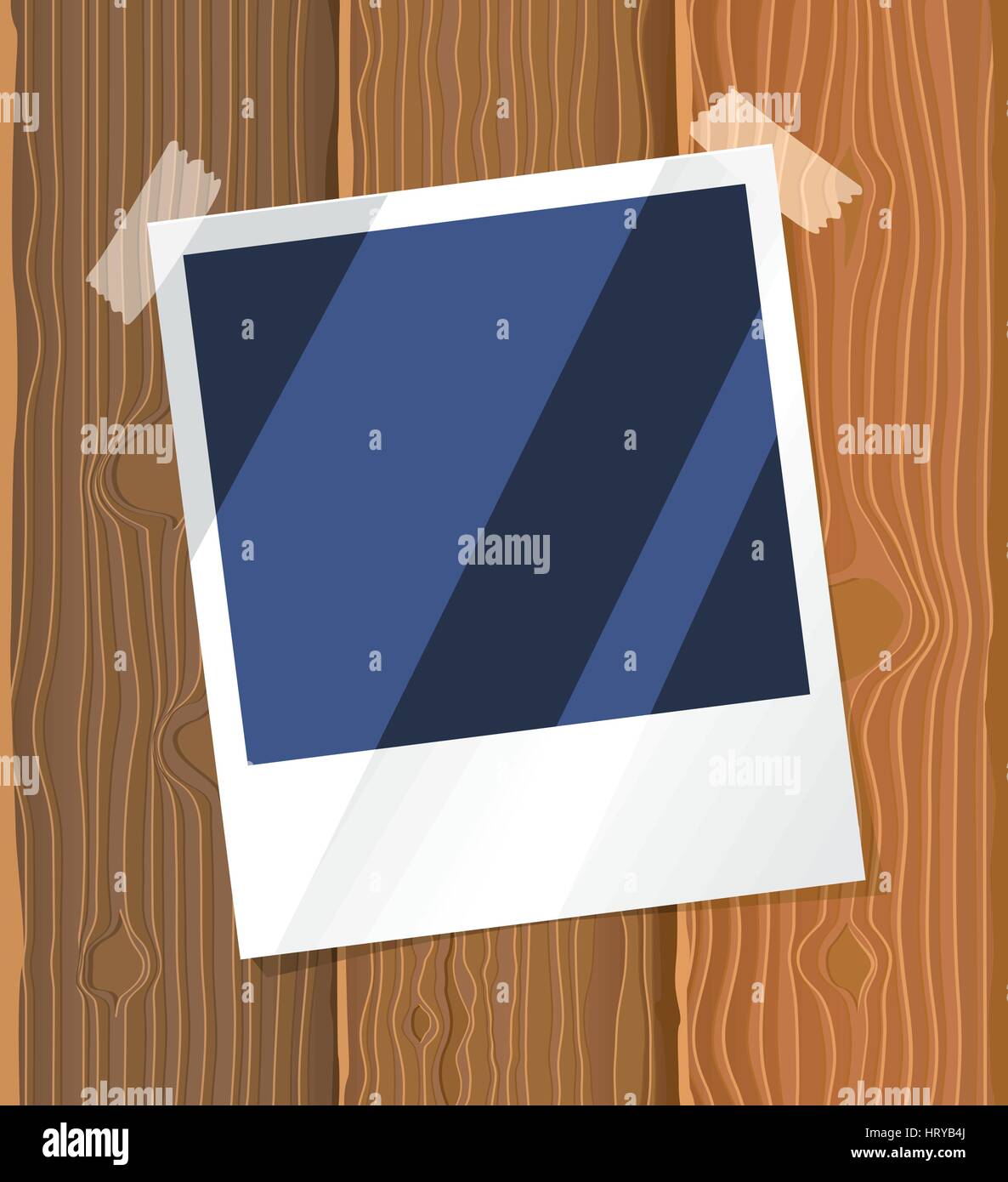 Blank photo frame adhesive Stock Vector Images - Alamy