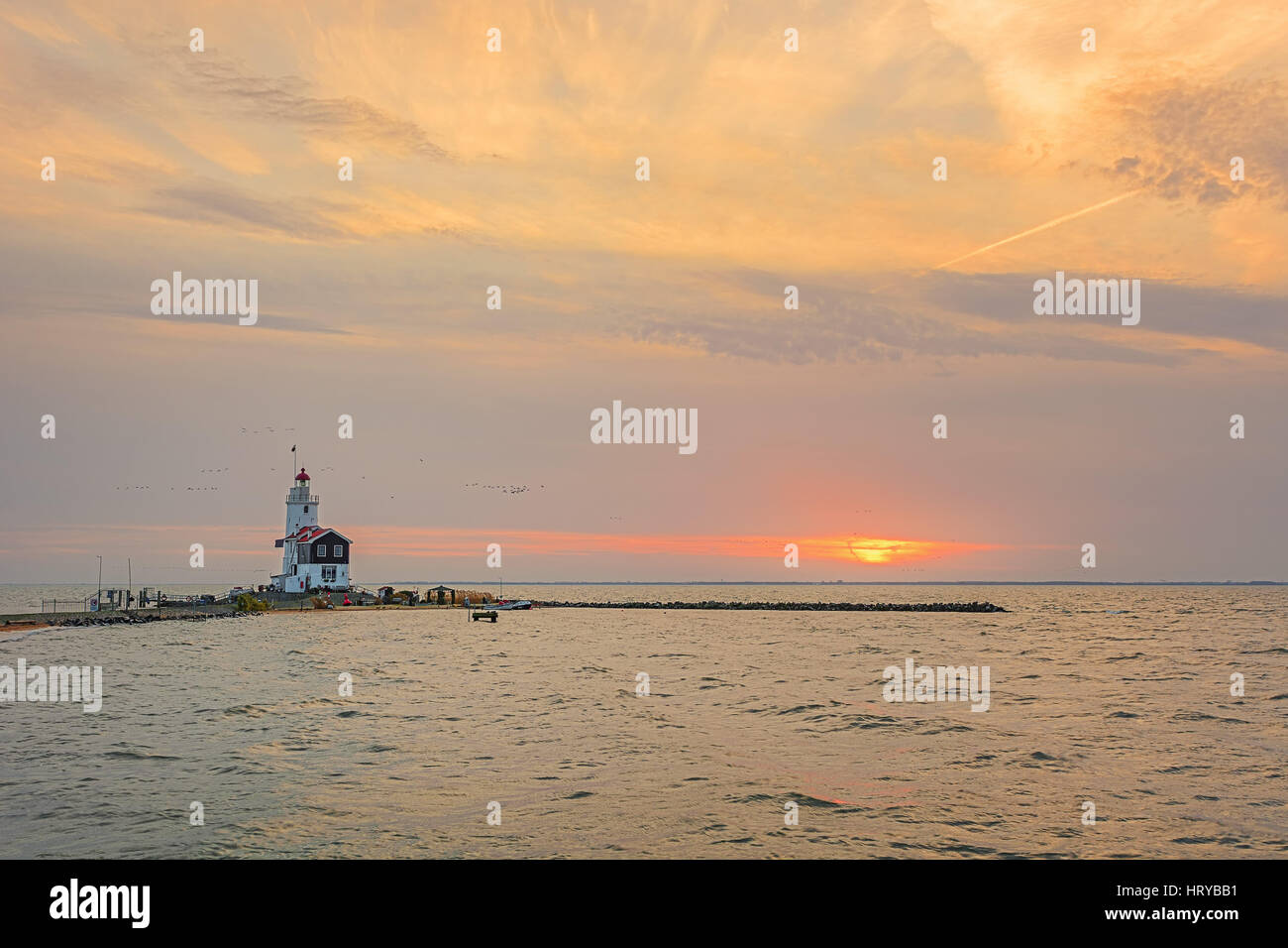 The Paard van Marken lighthouse, translated as “Horse of Marken”, is a ...