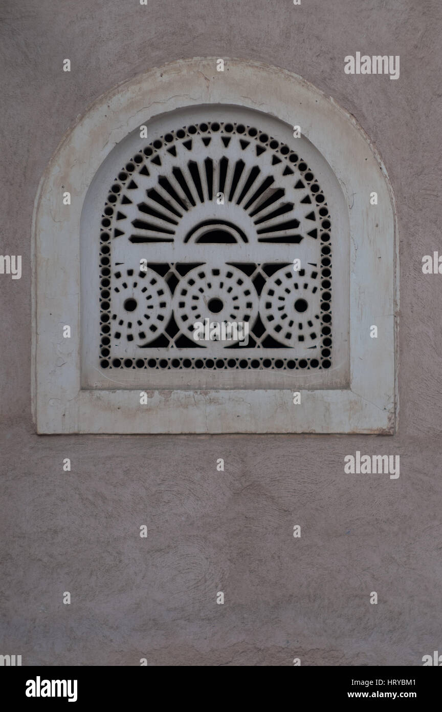 window decoration carving on mud house Stock Photo - Alamy