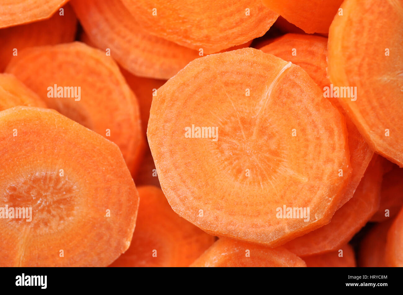 Chopped and sliced carrot Stock Photo - Alamy