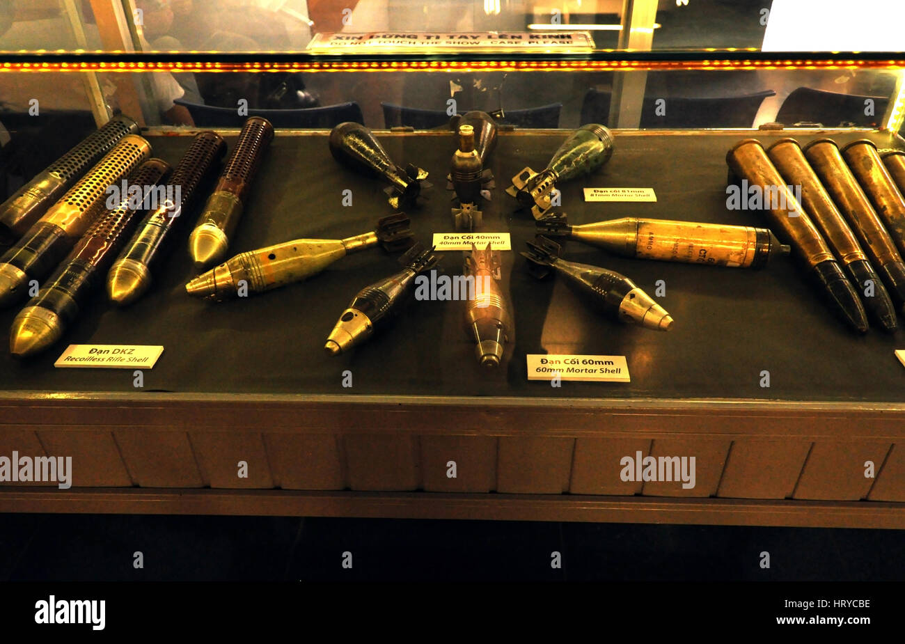 HO CHI MINH - MARCH 7: Different types of weapons used in the ...