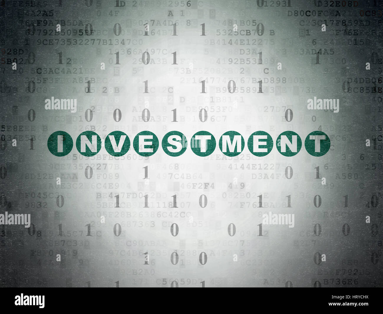 Business concept: Investment on Digital Data Paper background Stock ...