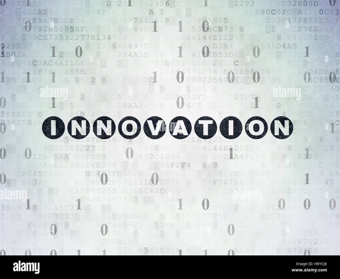 Business concept: Innovation on Digital Data Paper background Stock ...
